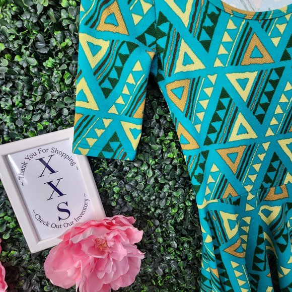 LuLaRoe | Dresses | Xxs Nicole Fit Flare Swing Dress | Poshmark